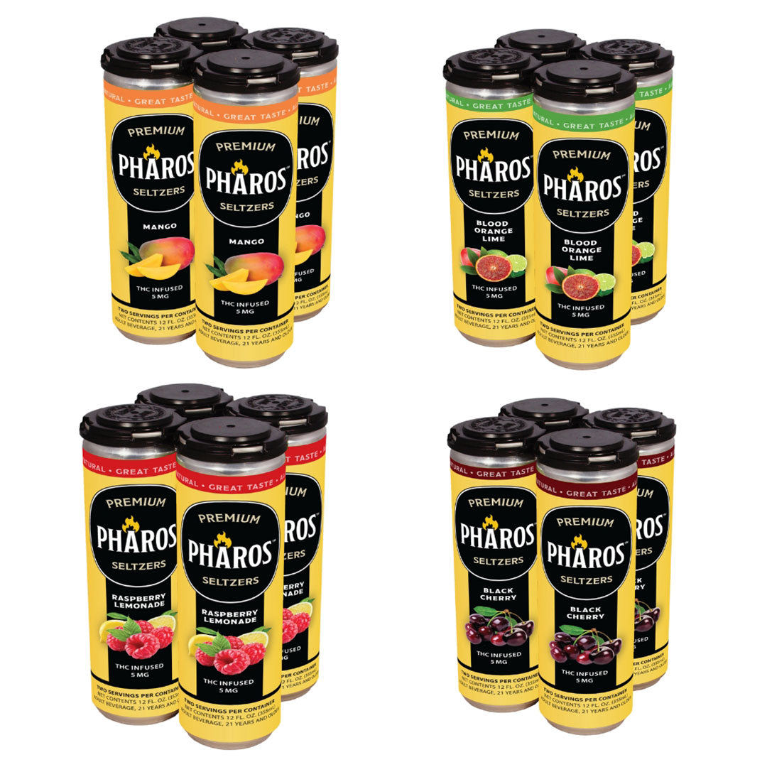 Bundle of All 4 Flavors (16 Pack) – Pharos Premium Seltzers